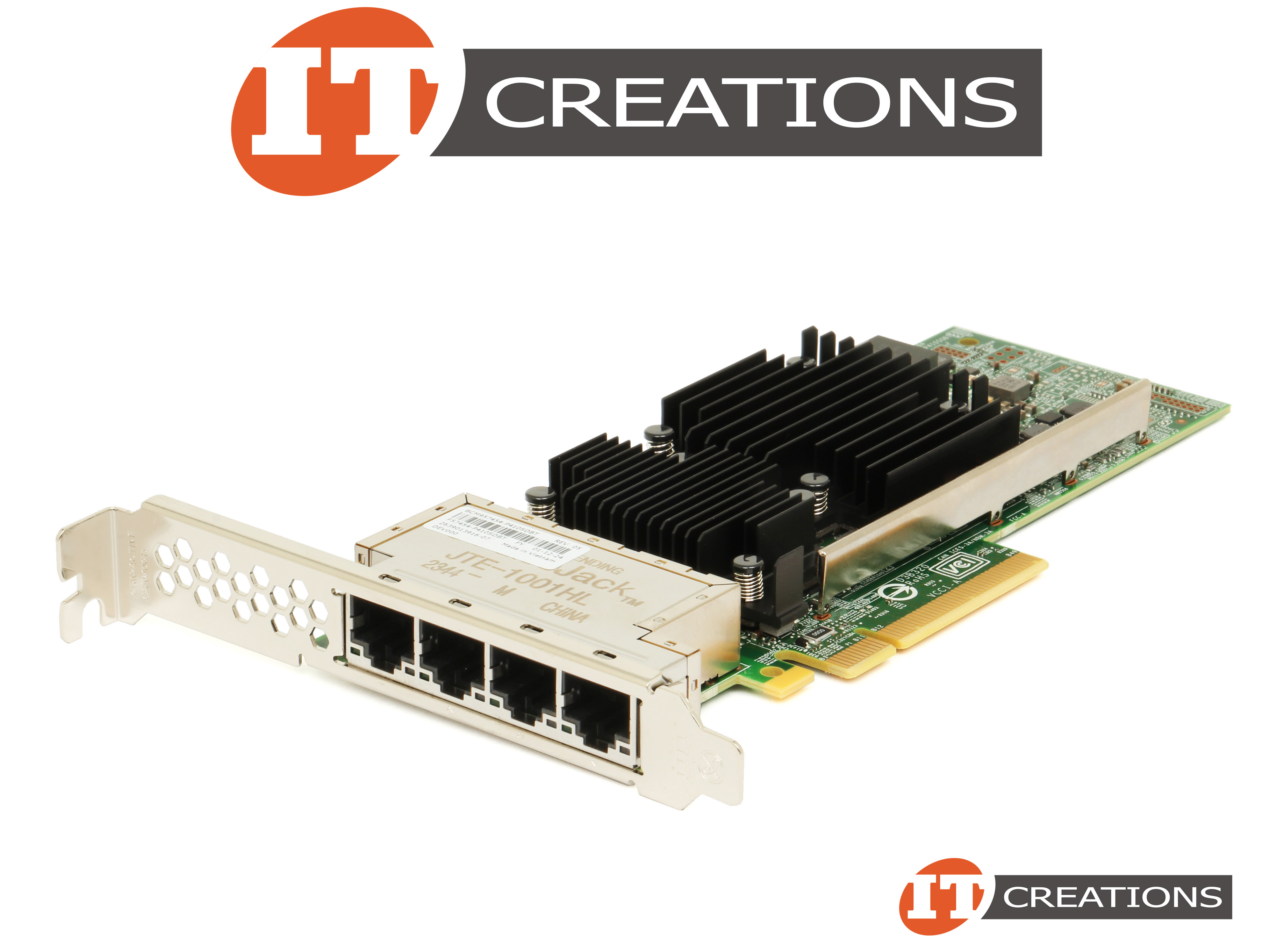 540-BDLK-HIGH P DELL / Broadcom 57454 NIC 10gbase-T Quad Port PCI-E 3.0 ...