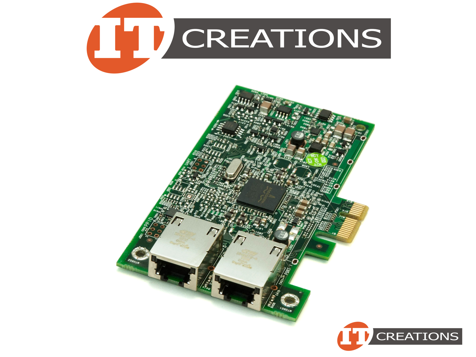 557M9-NO BRACKET DELL / BROADCOM 5720 NIC 1GBE DUAL PORT PCI-E 2.0 X1 ...