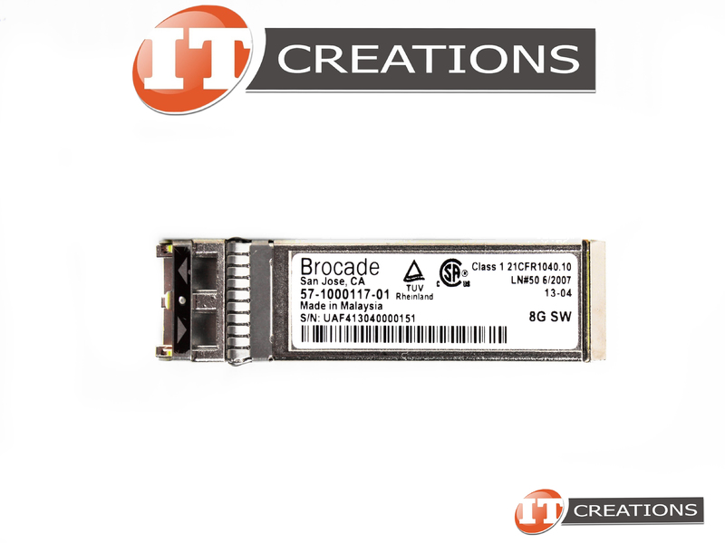 57-1000117-01 Brocade 8gfc SW LC Sfp+ Transceiver 8gb/s Fibre Channel ...