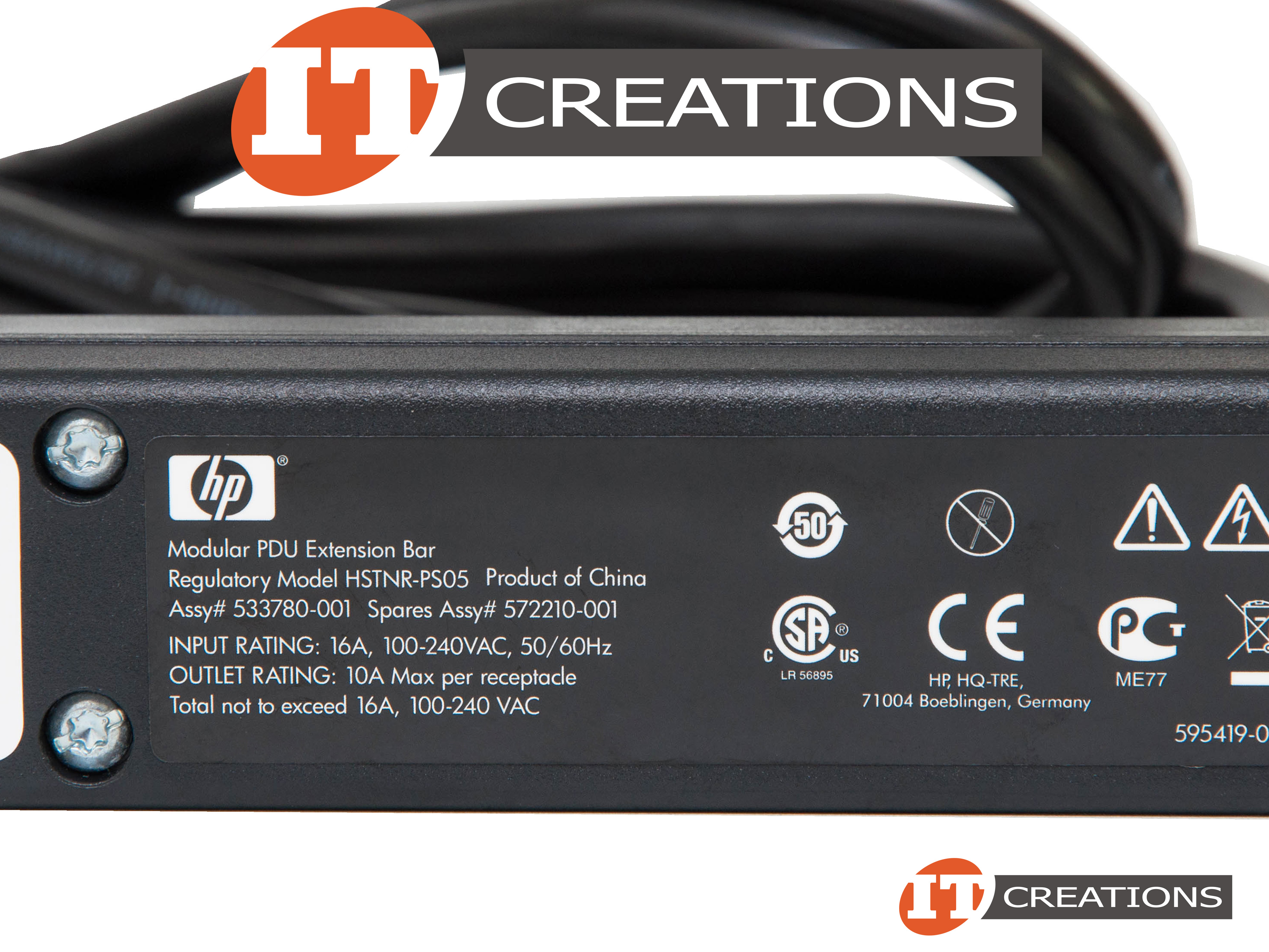 572210-001 HP POWER DISTRIBUTION UNIT PDU EXTENSION BAR / DUMB STICK ...