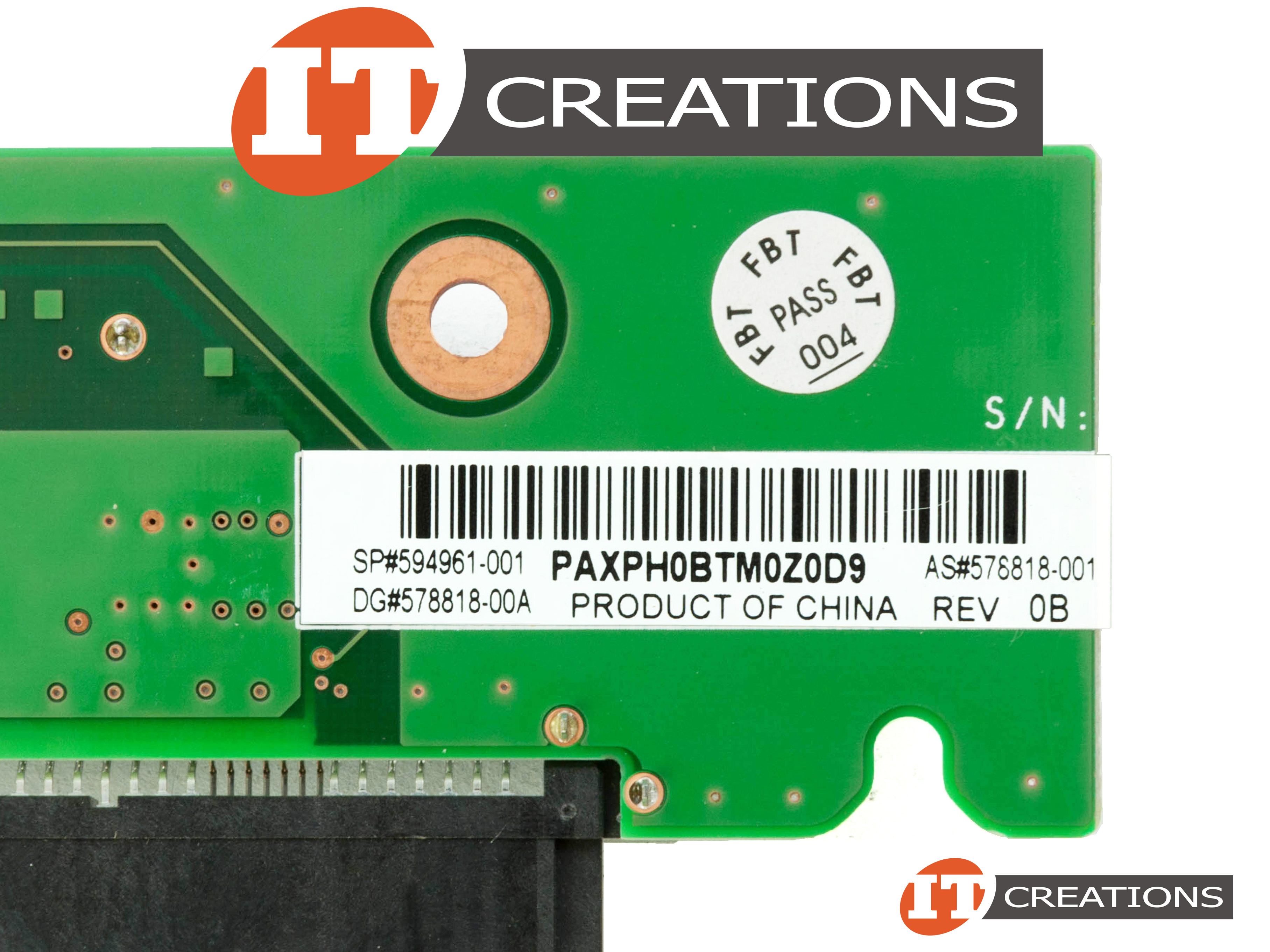 578818-00A HP HARD DRIVE BACKPLANE 2.5 INCH SMALL FORM FACTOR SFF 2 BAY ...