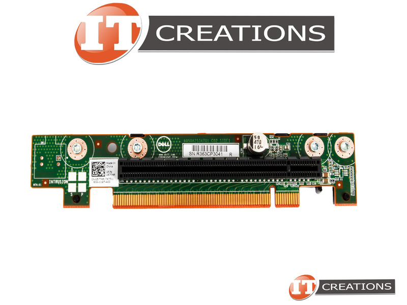 57T4R DELL Riser Card PCI-E X16 For DELL Poweredge R220 / Dl1000 Backup ...