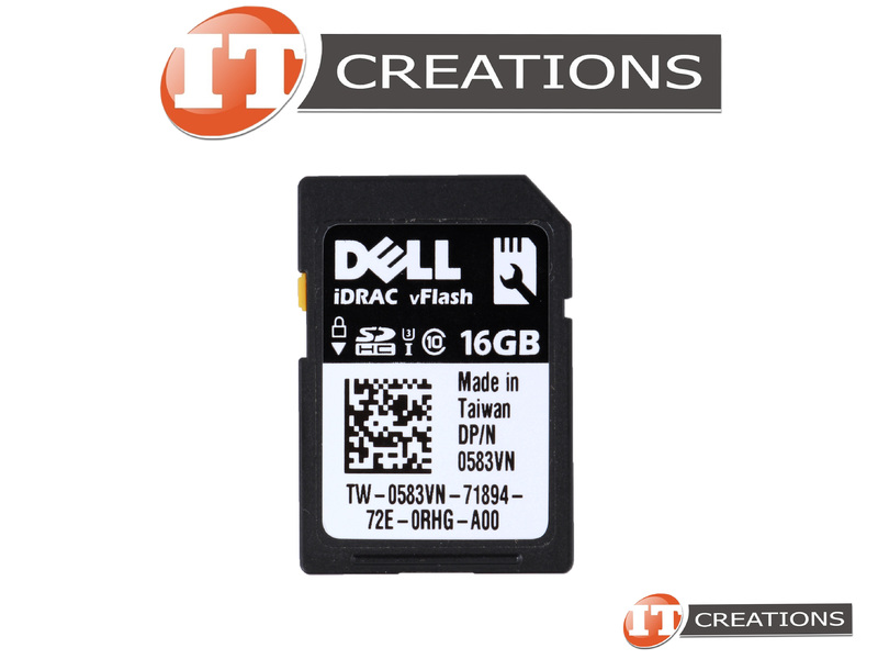 583VN DELL 16GB IDRAC VFLASH SECURE DIGITAL HIGH CAPACITY CLASS 10 SD CARD