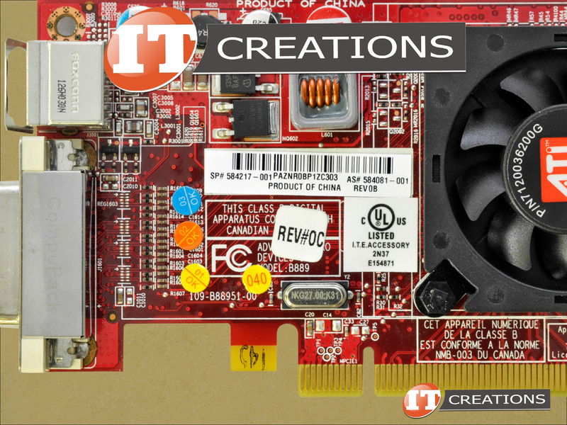 584081-001-HIGH P - Refurbished - HP ATI Radeon Hd4550 Graphics Card ...