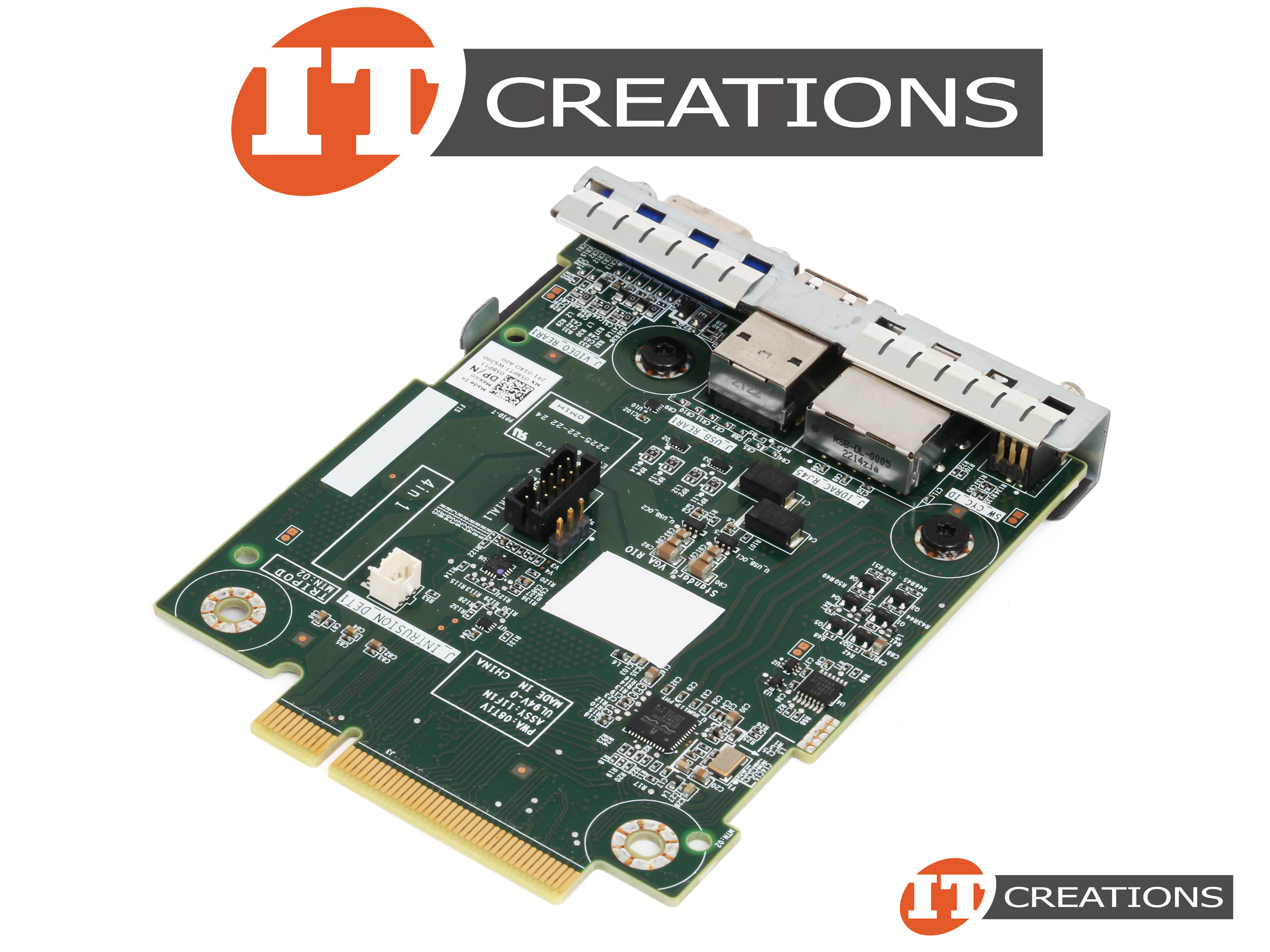 58PTJ DELL Rear I/O Board For DELL EMC Poweredge R7525 IO Card ( 1 ...