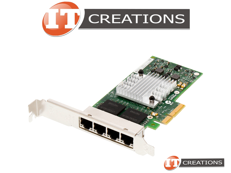 593722-B21-HIGH P HP / HPE Nc365t 1gbase-T Quad Port PCI-E 2.0 X4 Server Adapter Intel 82580 ...