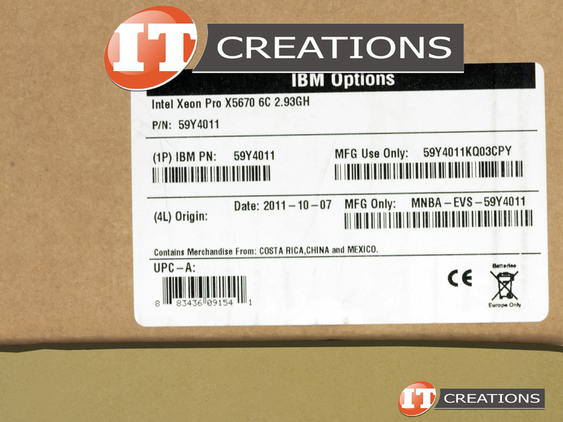 59Y3259-RETAIL - Retail - IBM CPU KIT INTEL XEON QUAD CORE PROCESSOR ...