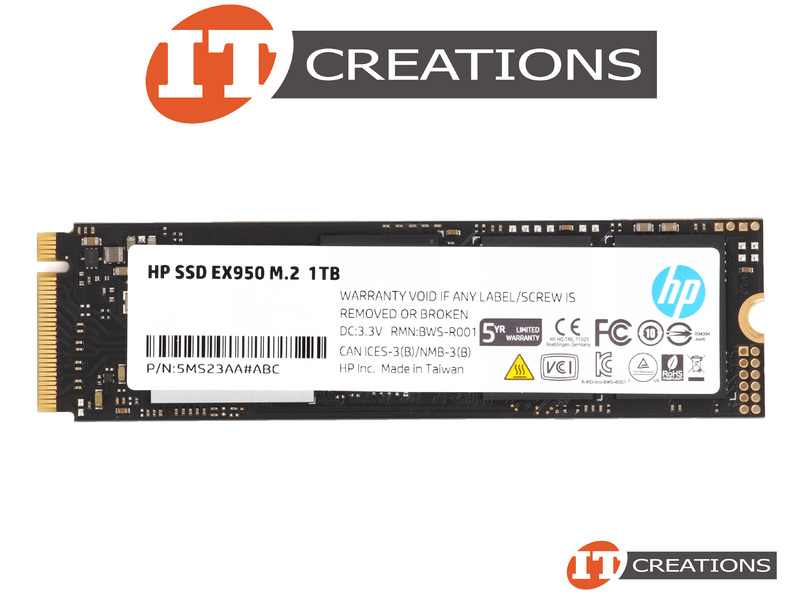 5MS23AA#ABC - New Other - HP 1TB 3D NAND PCIE GEN3 X4 NVME M.2 2280 ...