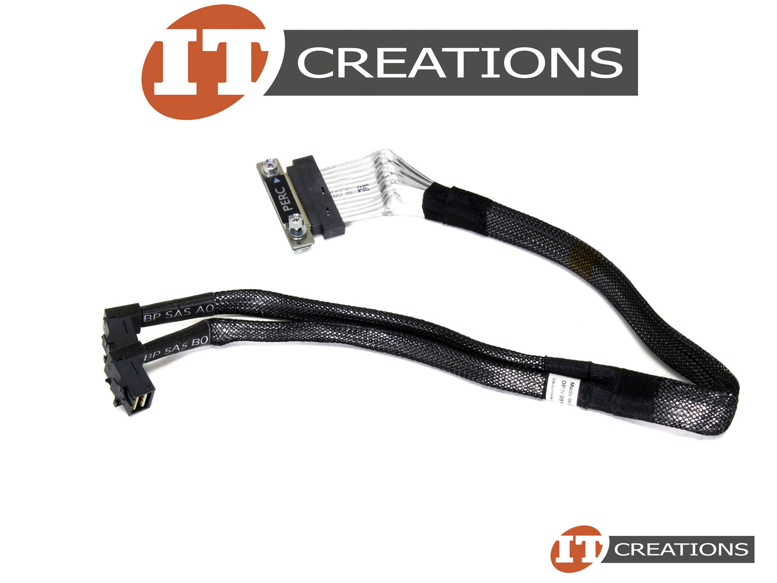 5YYHW DELL PERC DUAL MINI SAS HD CABLE FOR DELL POWEREDGE R730XD 2.5 ...