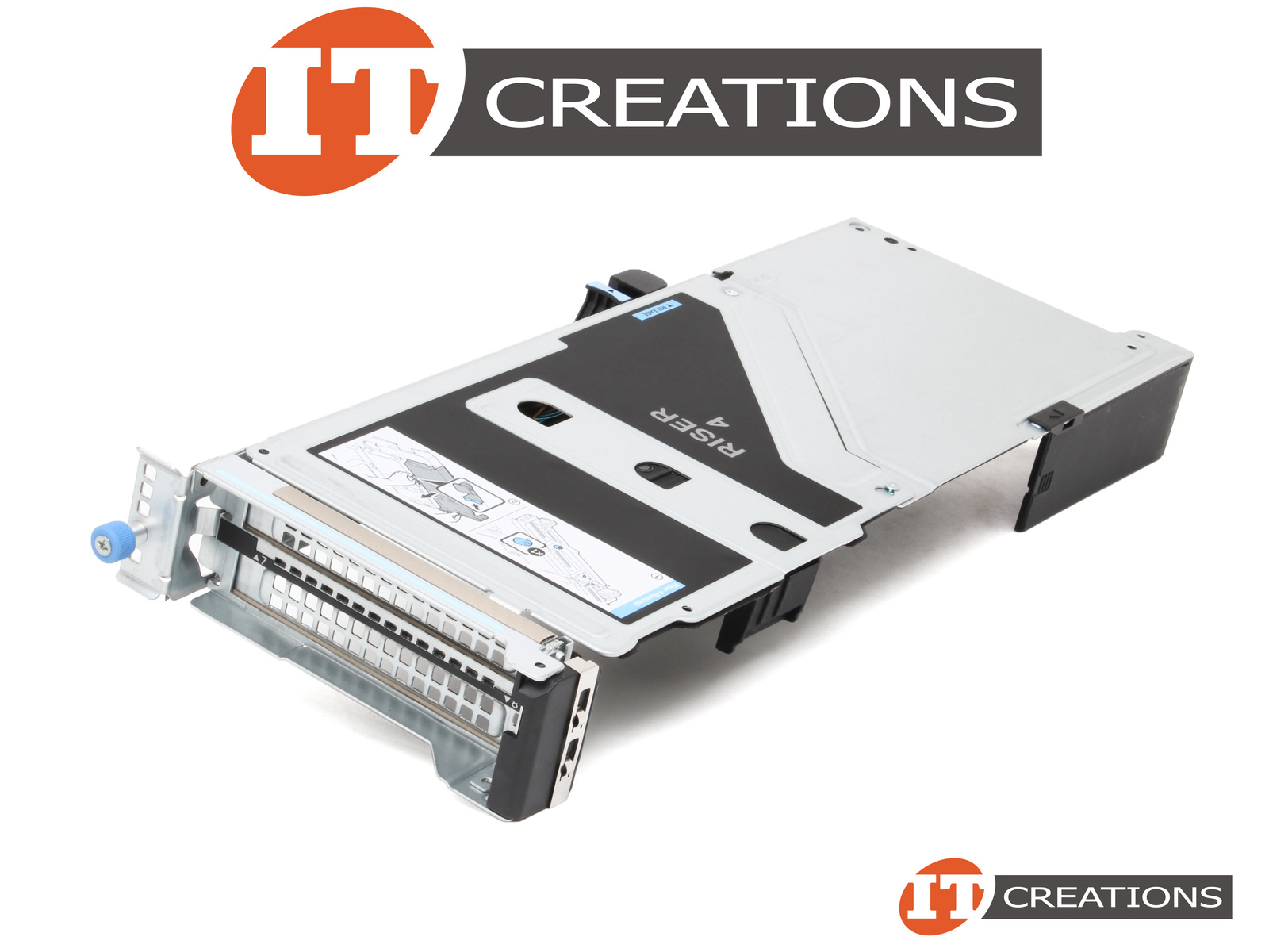 5H2GJ DELL 1x16 Gen5 PCIE Riser4 Board Assembly With Cage For DELL EMC ...