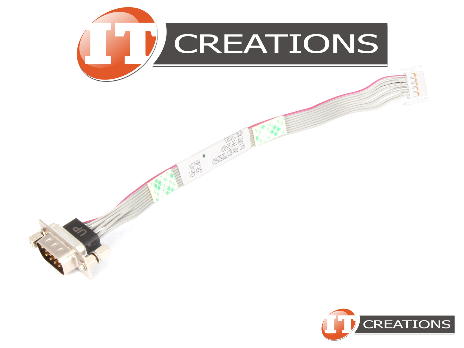 6017B0525801 HP SERIAL PORT CABLE - D SUBMINIATURE ( D-SUB / DE9 / DE-9 ...