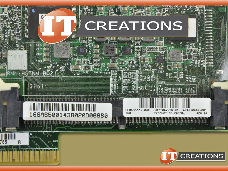 610669-001-NO BRACKET HP SMART ARRAY P222 6GB/S SAS PCI-E 3.0 X8 RAID ...