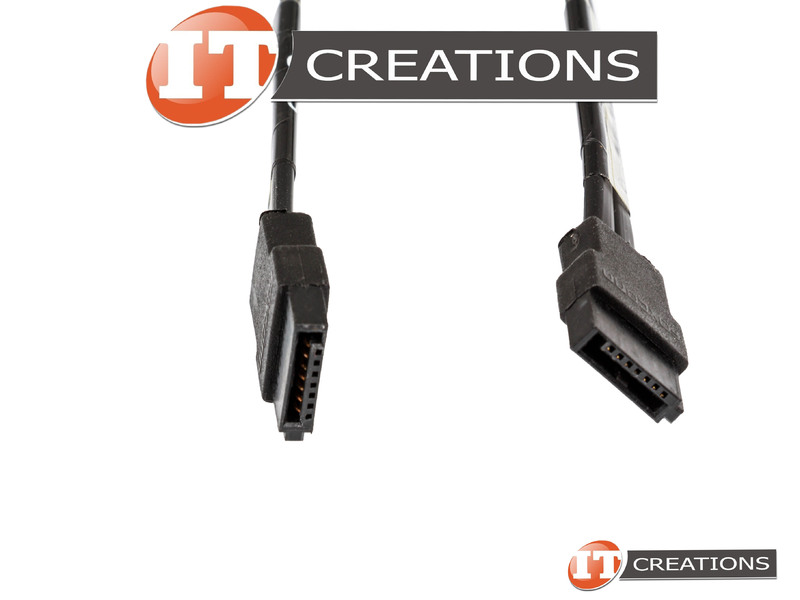 611894-014 HP Black Flat SATA Data 450mm Cable For HP Z640 / Z820 ...