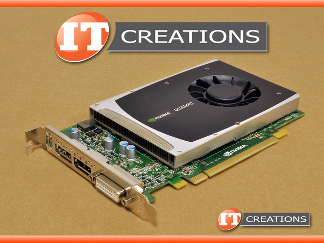 612952-001 - Refurbished - HP Nvidia Quadro 2000 Graphics Card 1GB 192 ...