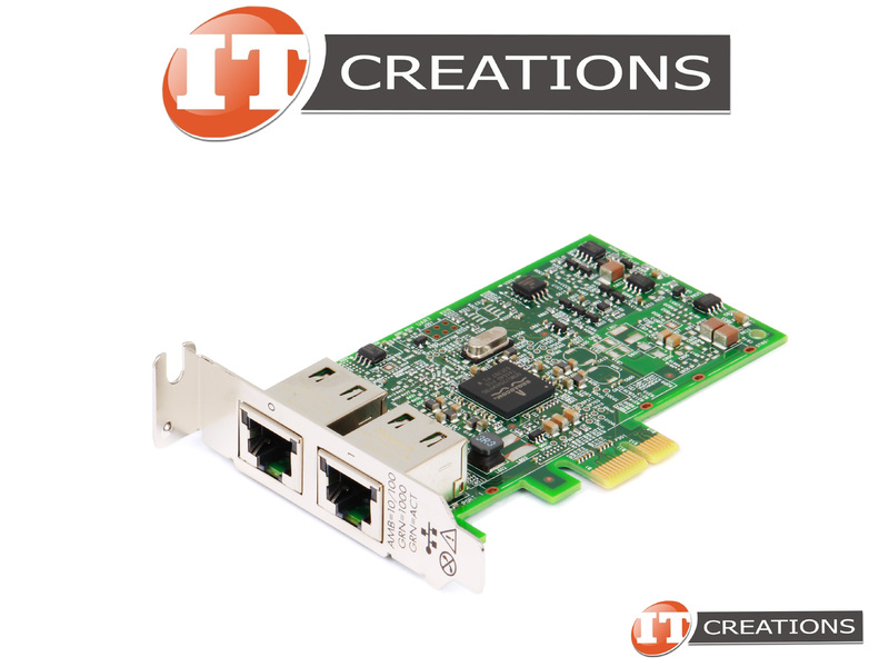 616012-001-LOW P HP / HPE 332t 1gbase-T Dual Port PCI-E 2.0 X1 Adapter Broadcom 5720 / Bcm95720 ...
