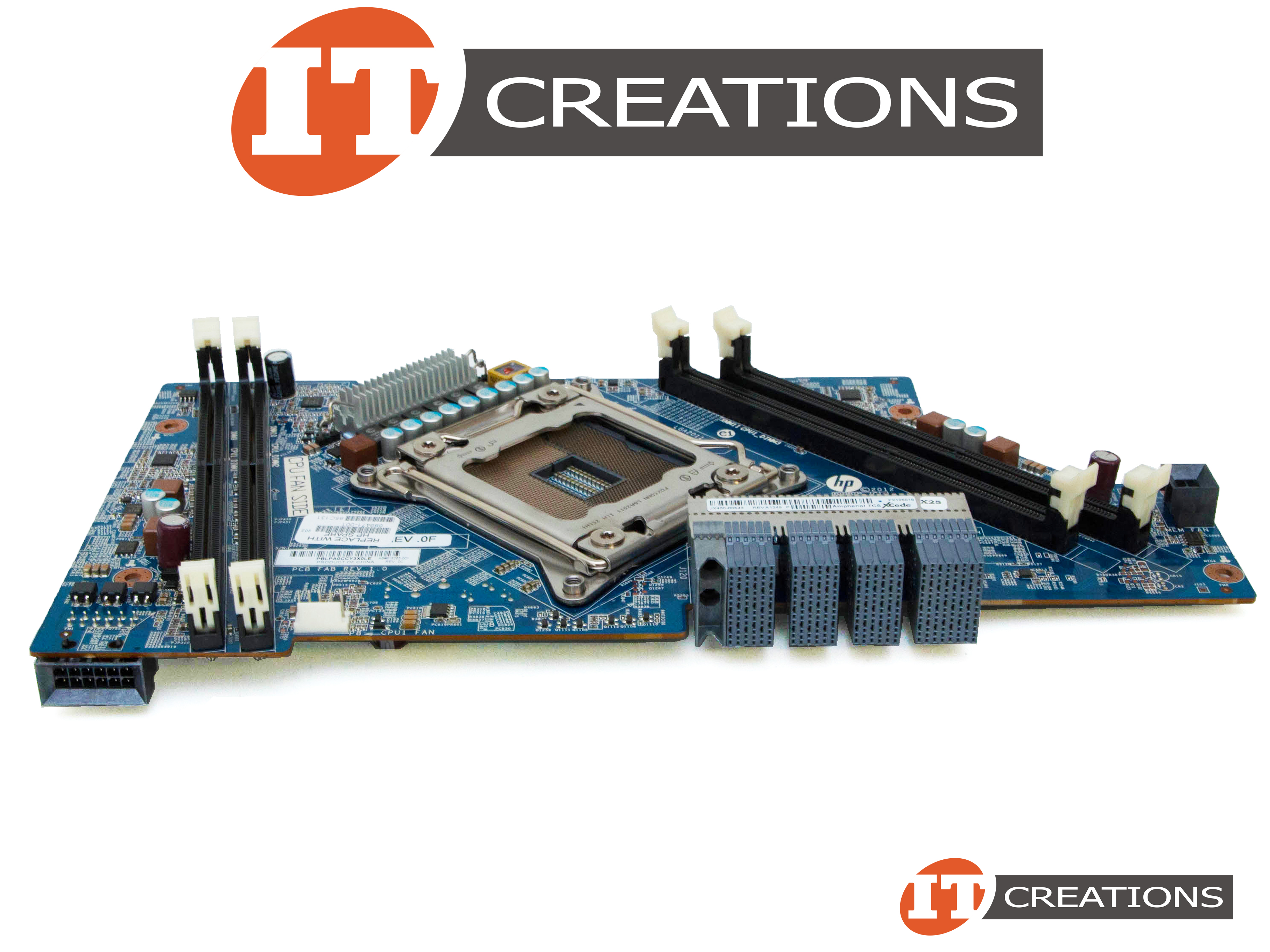 619561-001 HP Second CPU Riser Board For HP Z620 Workstation 4 Dimm 240 ...