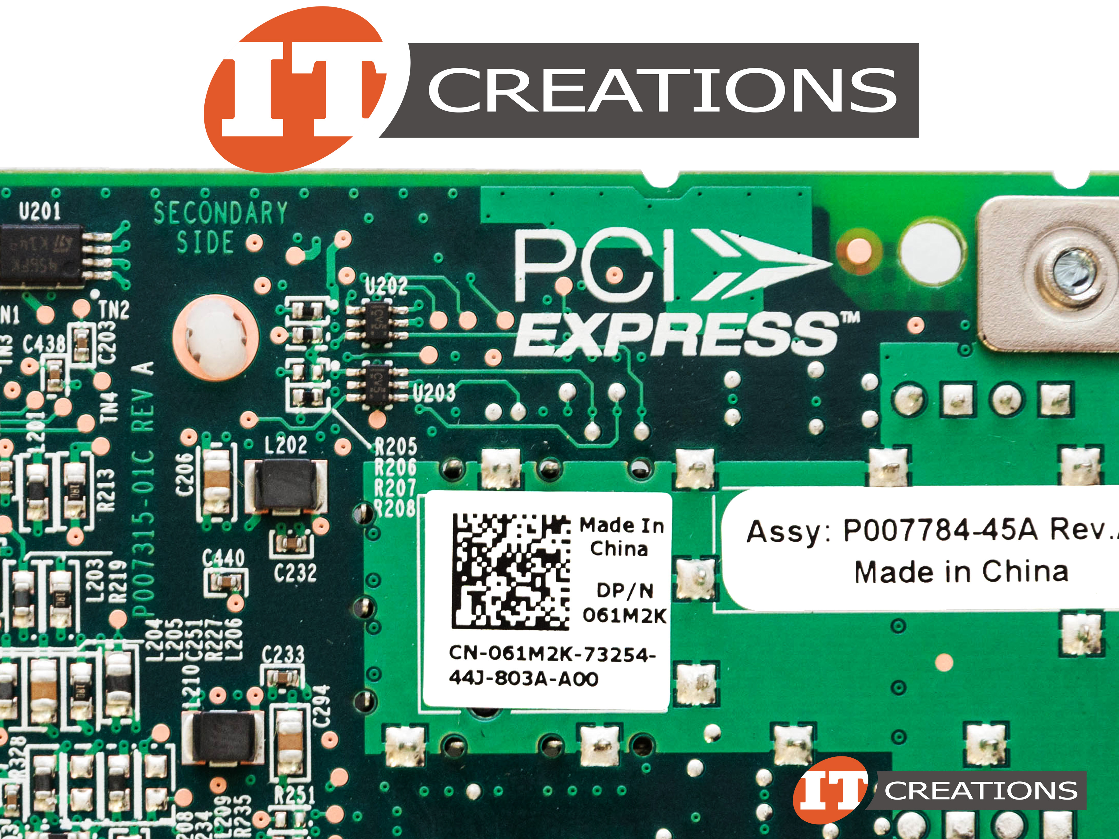 61M2K-HIGH P DELL / EMULEX LIGHTPULSE LPE16000 HBA 16GBE PCI-E X8 FIBRE ...