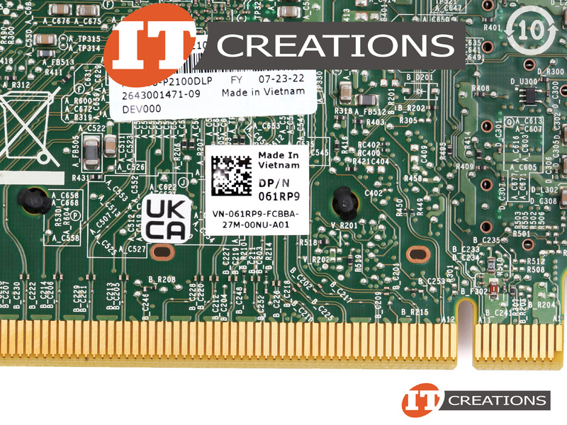 61RP9-LOW P DELL / BROADCOM 57508 NIC 100GBE DUAL PORT QSFP PCI-E 4.0 ...