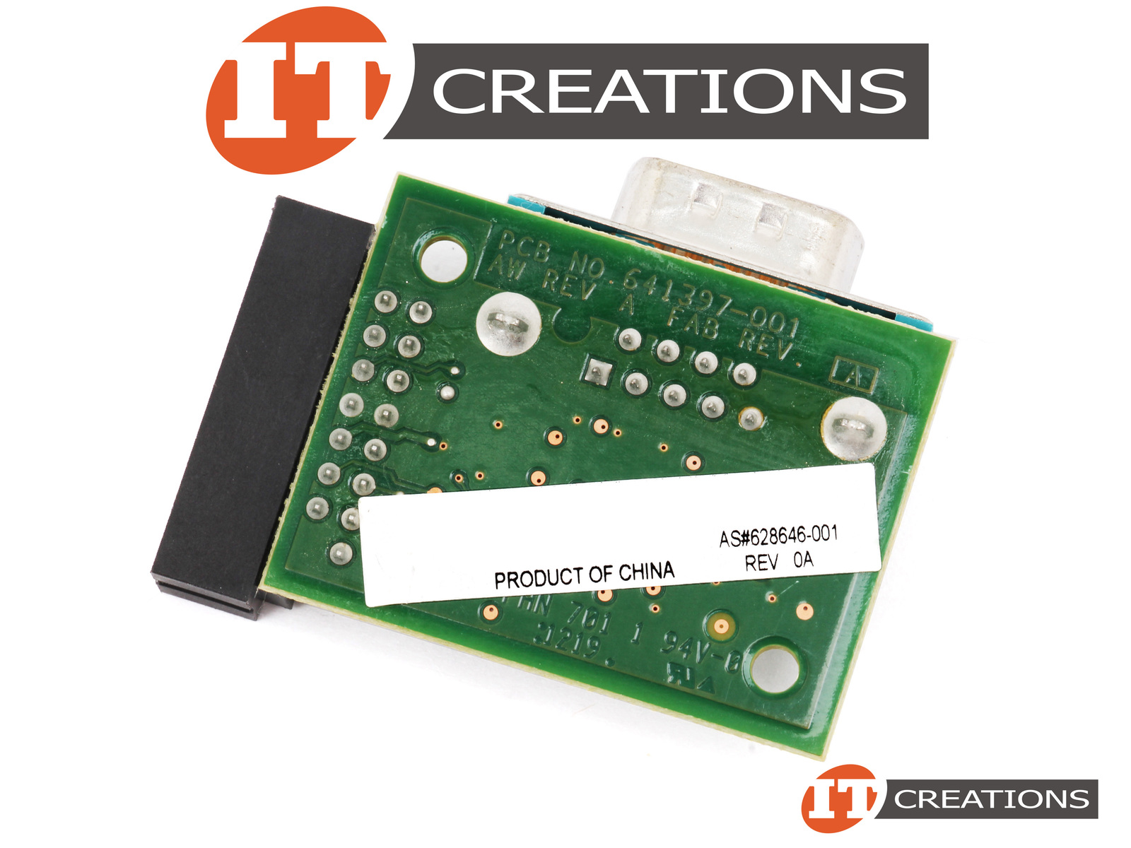 628646-001-NO BRACKET HP SERIAL PORT lOlOl WITH HALF HEIGHT / LOW ...