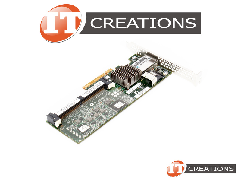 633537-001-HIGH P HP Smart Array P222 6gb/s PCI-E 3.0 X8 Raid Controller Half Height Card With ...