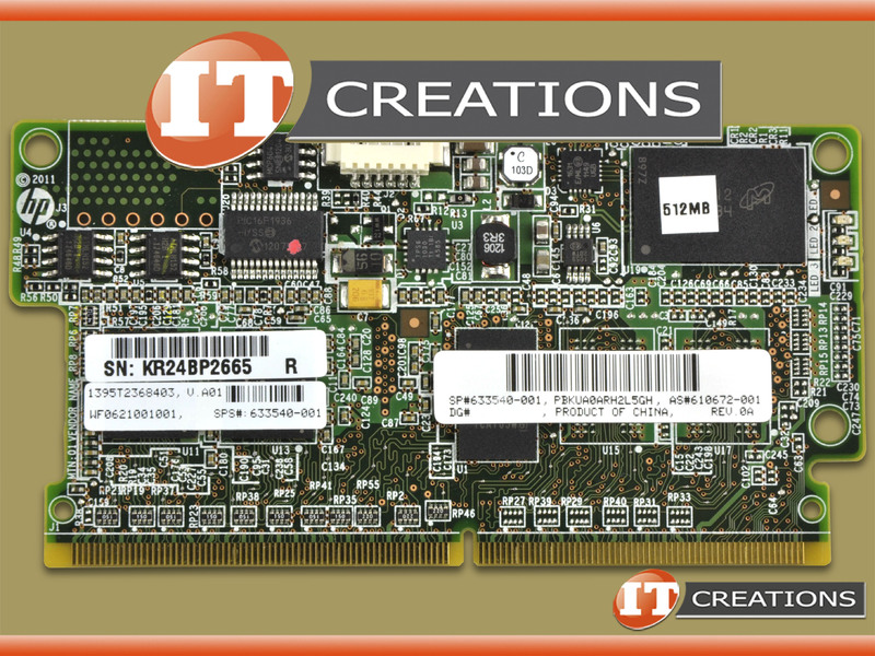 633540-001 HP 512MB MINI MEMORY MODULE DDR3 244 PIN FLASH BACK WRITE CACHE ( FBWC ) FOR HP ...