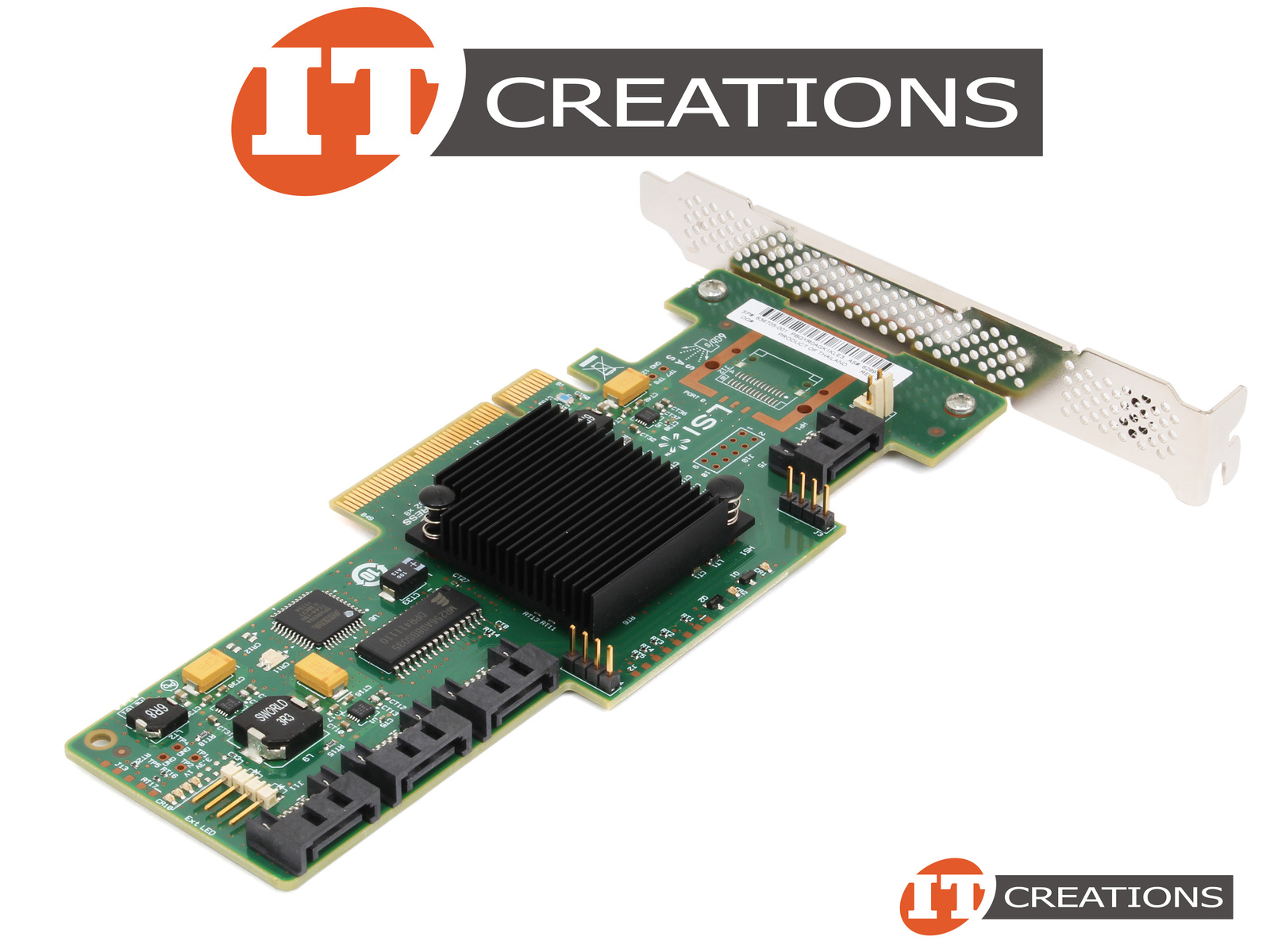 636705-001-HIGH P HP / LSI 9212-4I HBA 6gb/s SAS Quad Port PCI-E 2.0 X8 ...