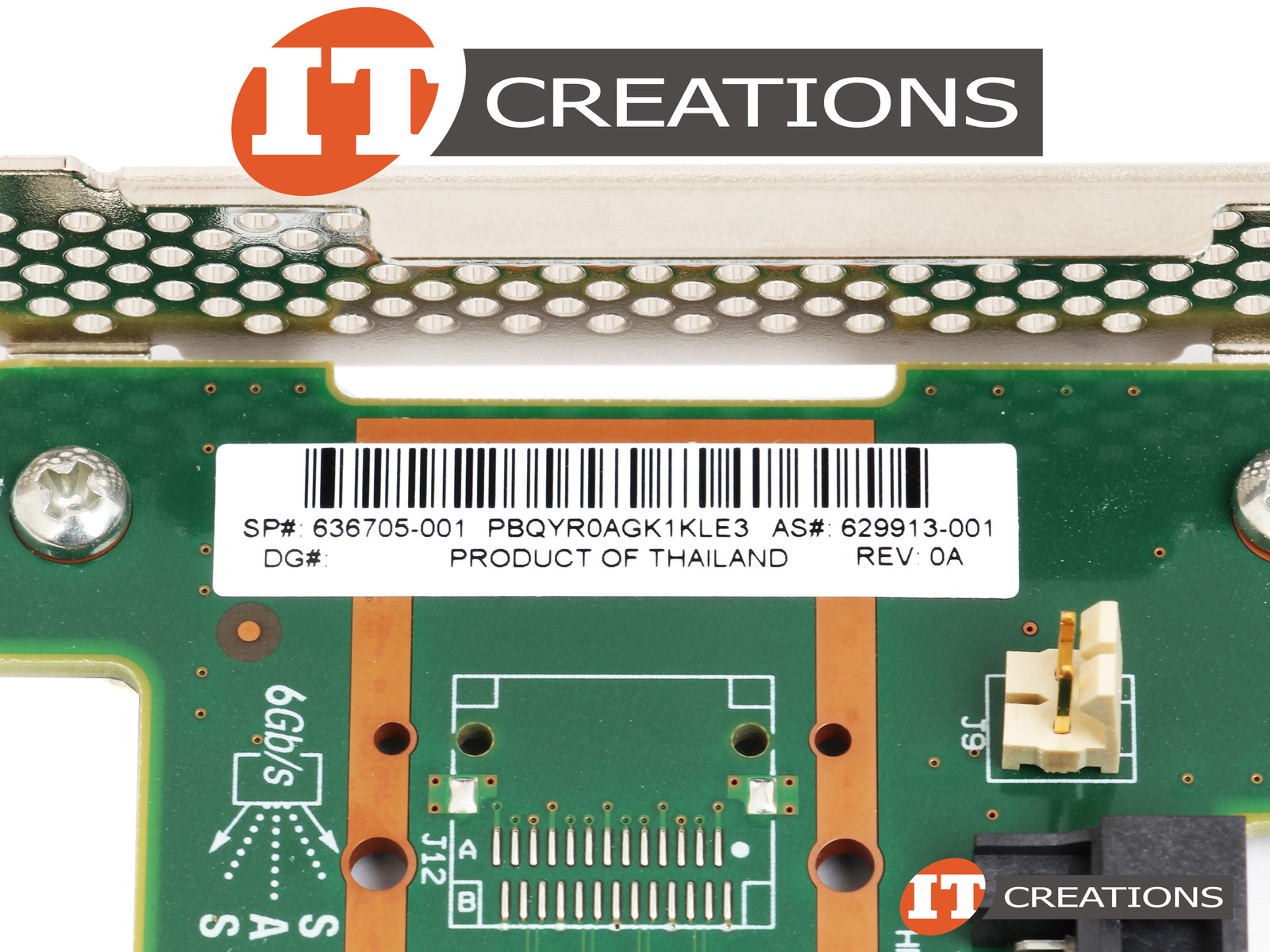 636705-001-HIGH P HP / LSI 9212-4I HBA 6gb/s SAS Quad Port PCI-E 2.0 X8 ...