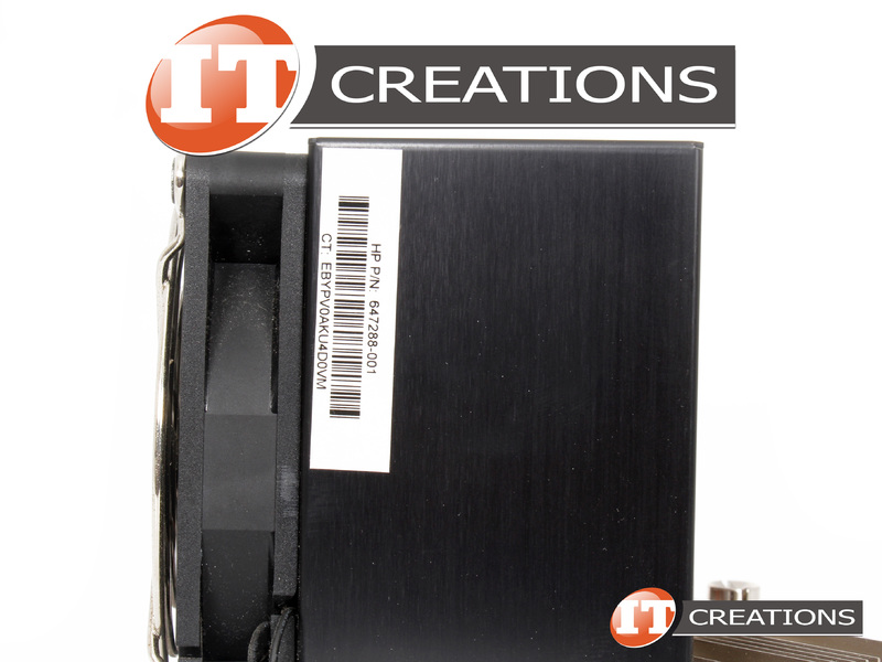 647669-001 HP Heatsink AND FAN Assembly Used ON Riser For HP Z620 ...