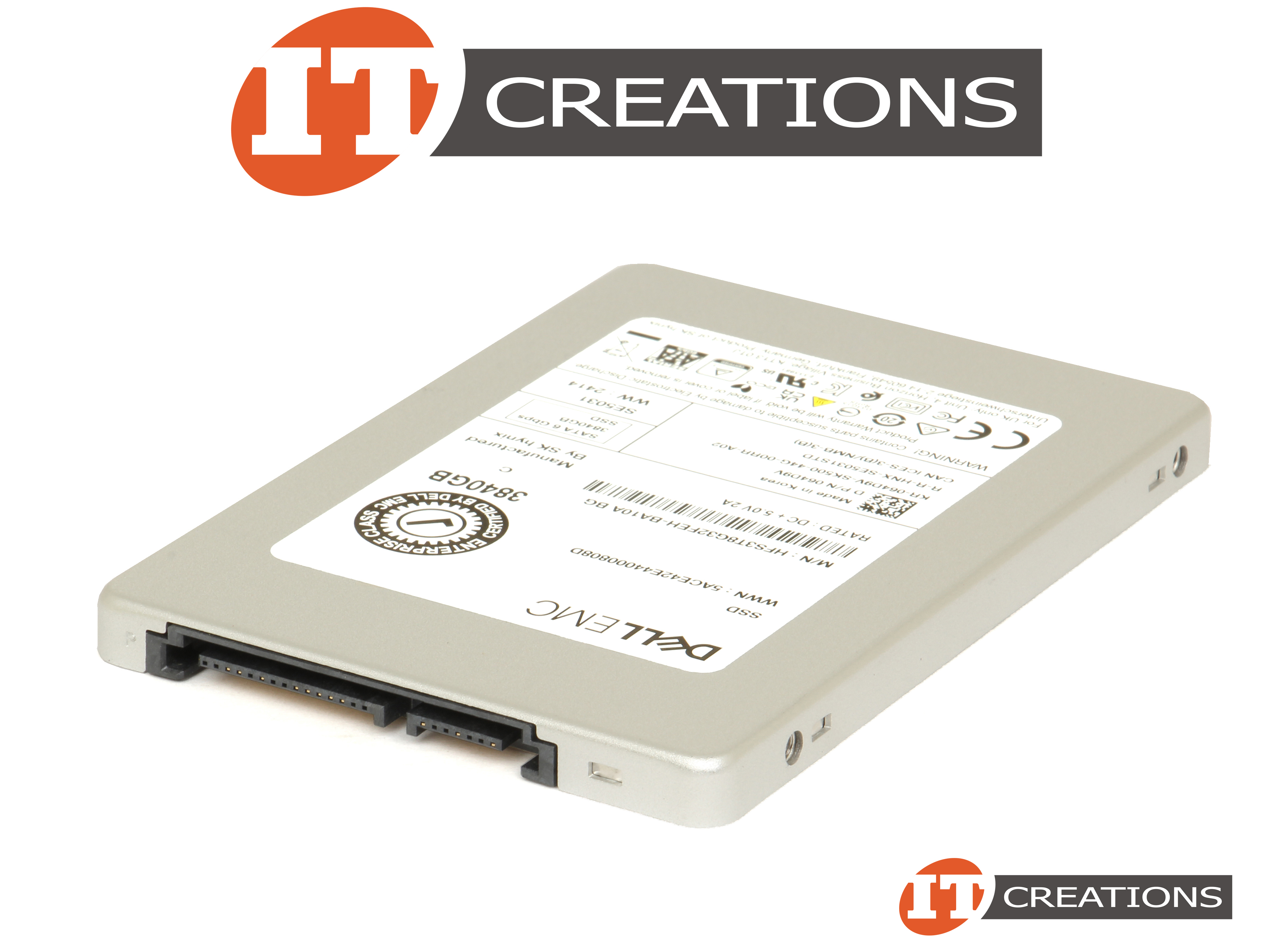 64D9V - Refurbished - DELL EMC / SK Hynix 3840GB TLC SATA III 2.5 Inch ...