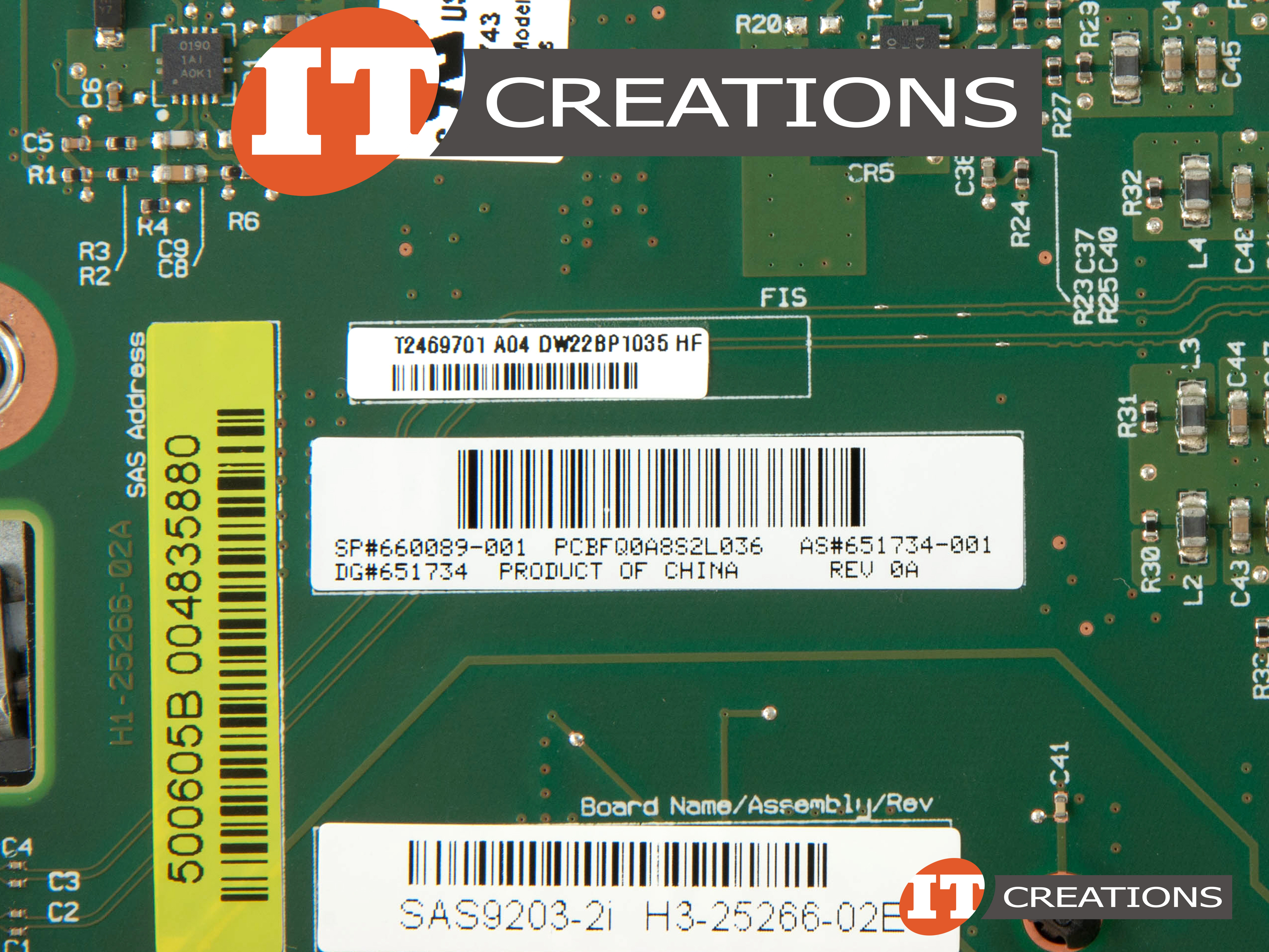 651734-001 HP DYNAMIC SMART ARRAY B320I CONTROLLER 6GB/S DAUGHTER CARD ...