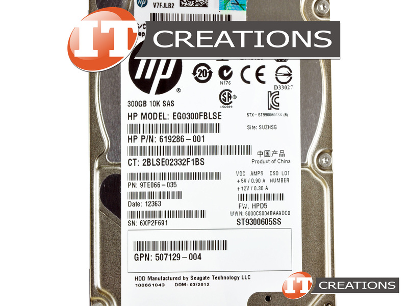 653955-001 - New Other - HP 300GB 10K RPM SAS 2.5 INCH SMALL FORM ...