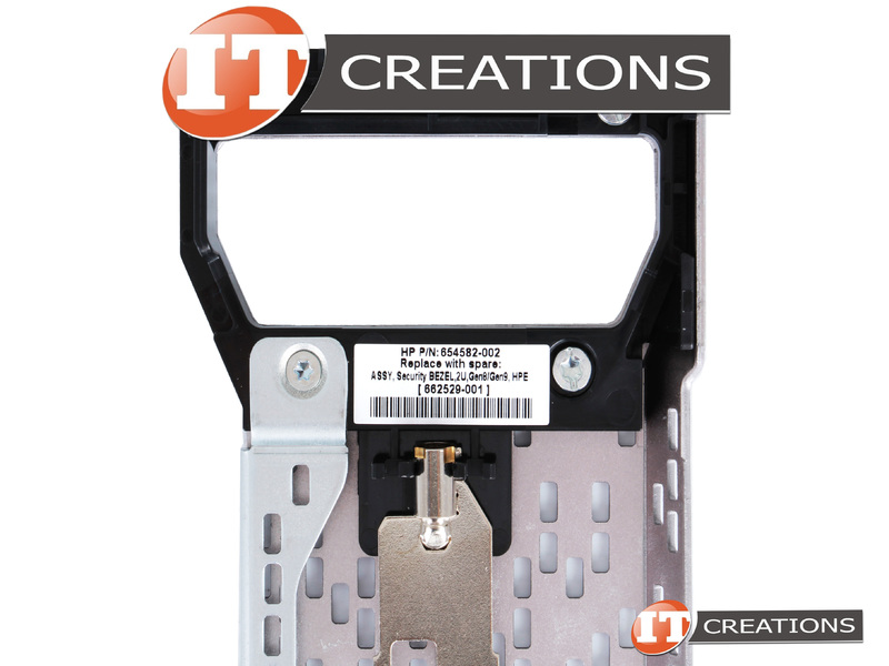 654582-002 HP ENTERPRISE 2U SECURITY BEZEL FOR HP PROLIANT DL380E G8 ...