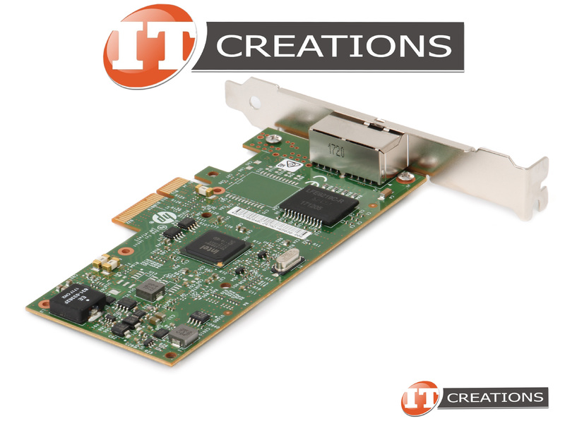 656241-002-HIGH P HP / HPE 361t Adapter V2 1gbase-T Dual Port PCI-E 2.1 X4 Server Network Card ...