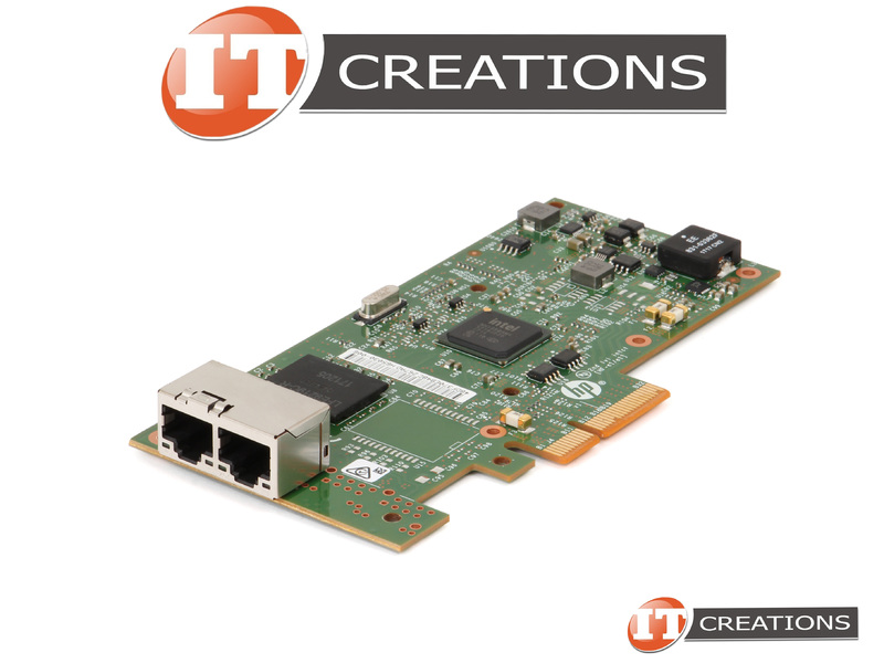 656241-002-NO BRACKET HP / HPE Ethernet 361t Adapter V2 1GB 2 Port PCI-E 2.1 X4 Network Card ...
