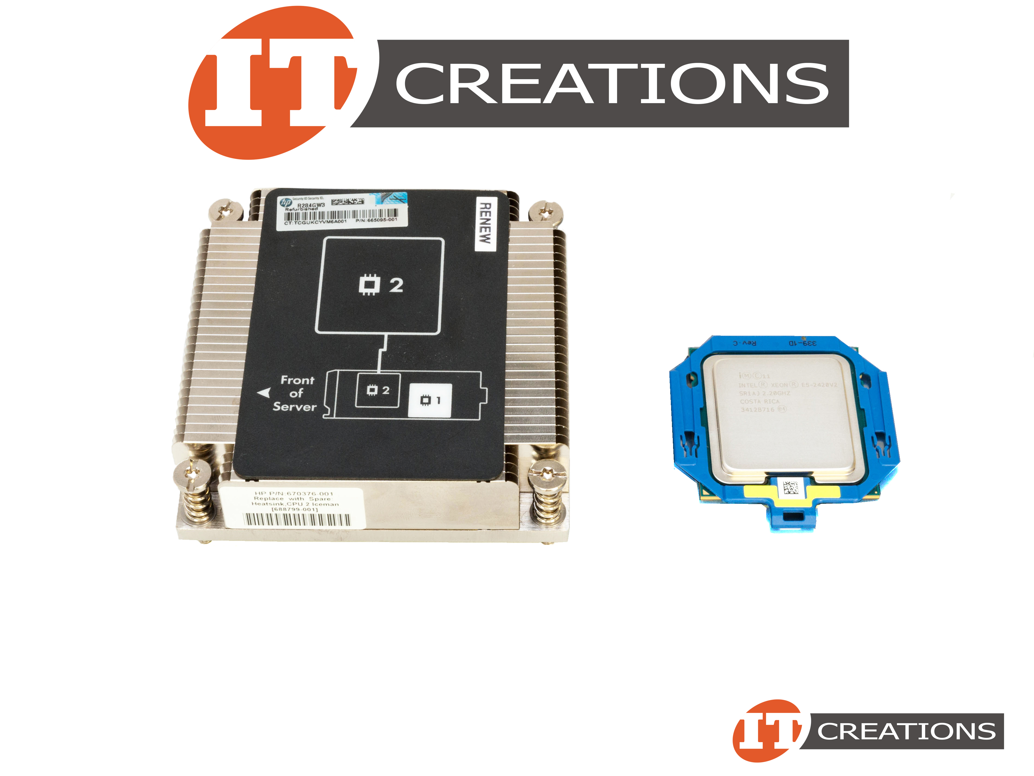 667372-B21 HP CPU KIT INTEL XEON 8 CORE PROCESSOR E5-2470 2.3GHZ 20MB ...