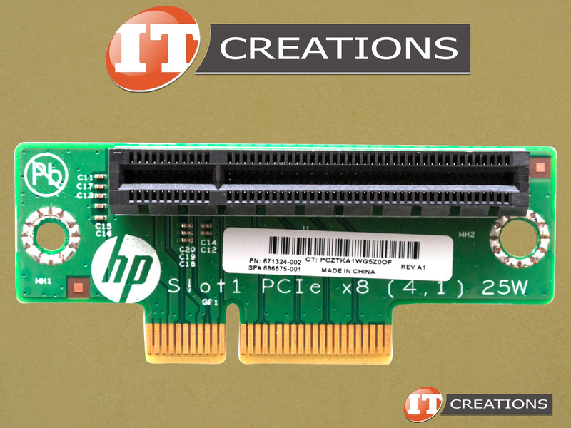 671324-002 HP Riser Card 1 PCI-E X4 For HP Proliant Dl320e G8 ( 1 ) ONE ...