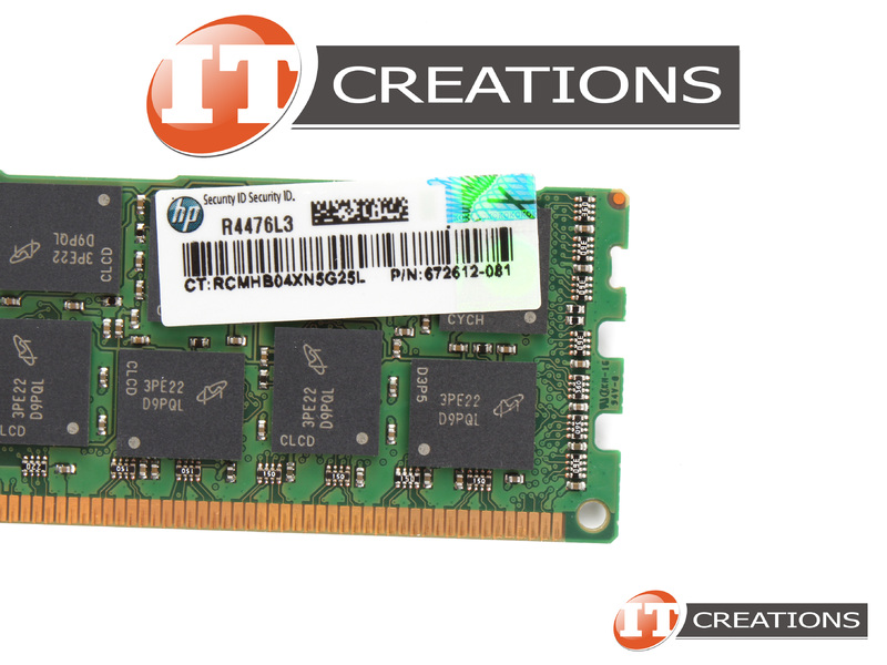 672631-B21 HP / SK Hynix 16GB PC3-12800r DDR3-1600 Registered ECC 2rx4 ...