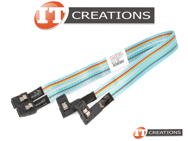 675610-001 HP Dual Mini SAS Ribbon Cable Assembly For HP Proliant ...