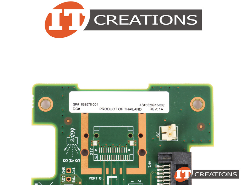 689576-001-NO BRACKET HP / LSI 9212-4I HBA 6gb/s SAS Quad Port PCI-E 2. ...