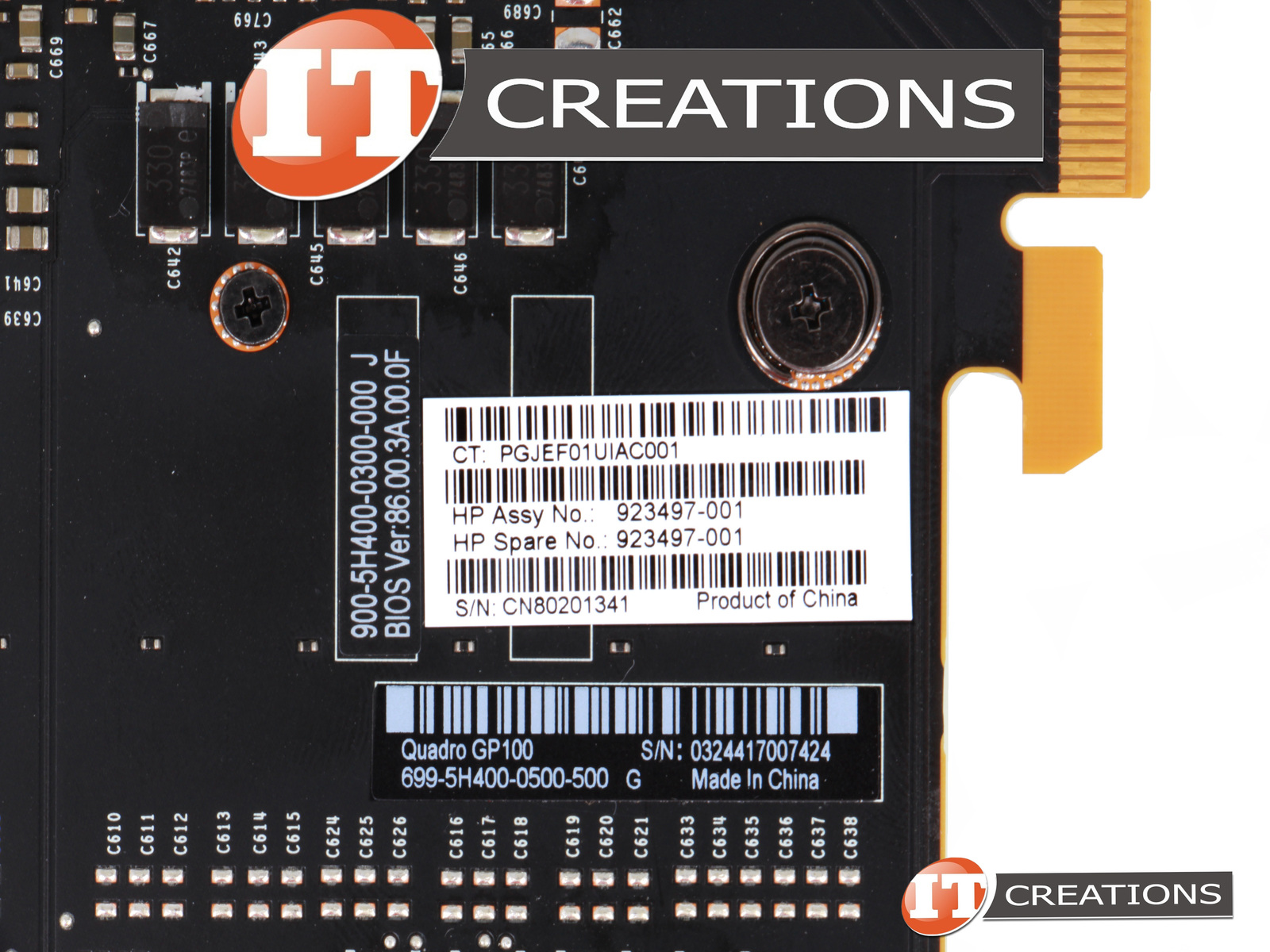 699-5H400-0500-500-HP - Used - HP Nvidia Quadro Gp100 Pascal GPU 16GB 3584 Cuda Cores Memory ...