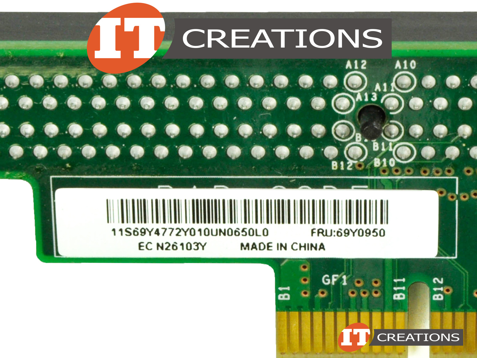 69Y0950 IBM RISER BOARD / CARD 1U PCI-E X8 RISER CARD FOR IBM SYSTEM X ...