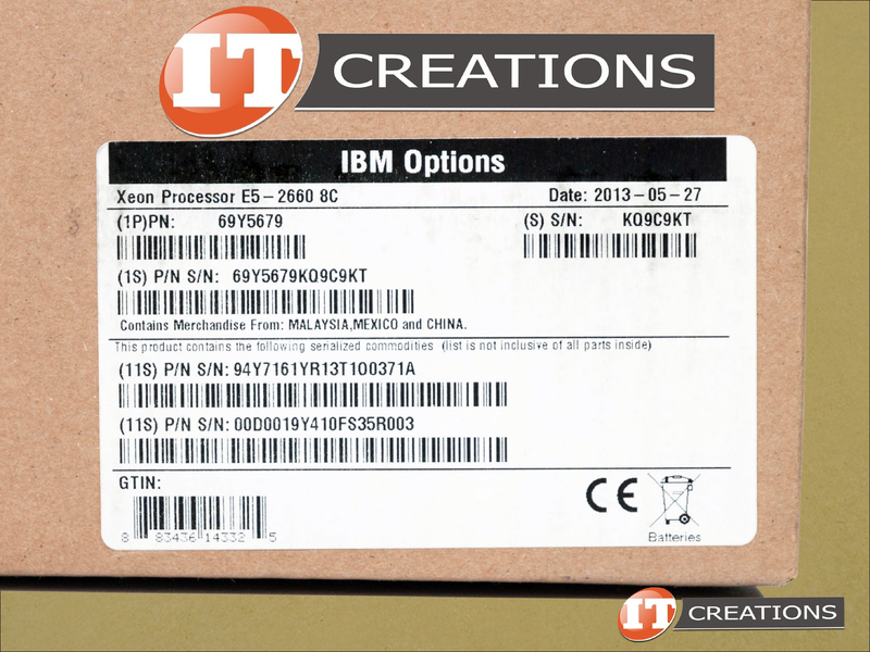 69Y5679-RETAIL - Retail - IBM CPU KIT INTEL XEON 8 CORE PROCESSOR E5 ...