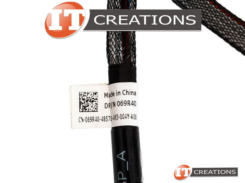 69R40 DELL DUAL MINI SAS HD CABLE FOR DELL POWEREDGE T430 TOWER - ( 2 ...