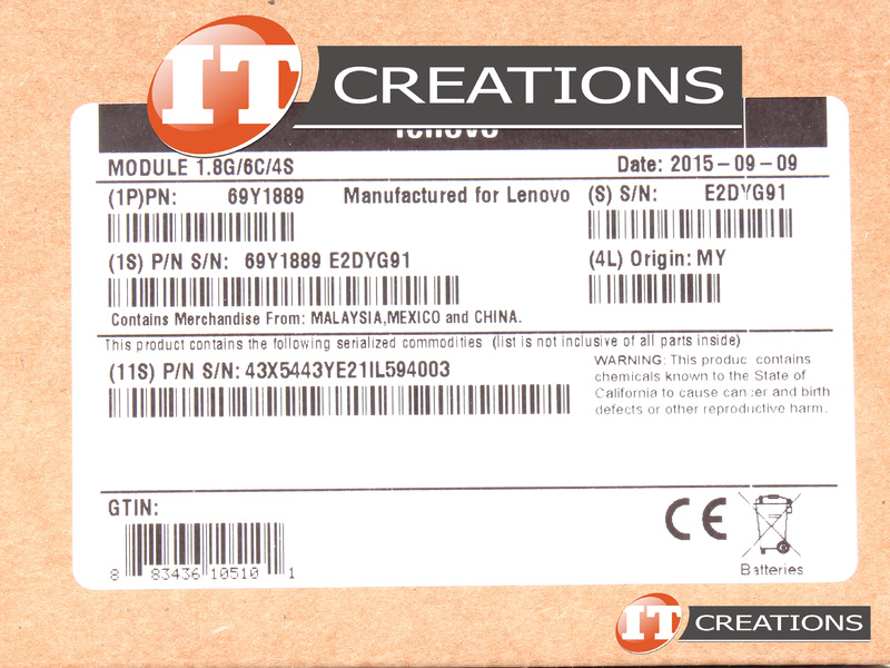 69Y1889-RETAIL - Retail - LENOVO CPU KIT INTEL XEON 6 CORE PROCESSOR E7 ...