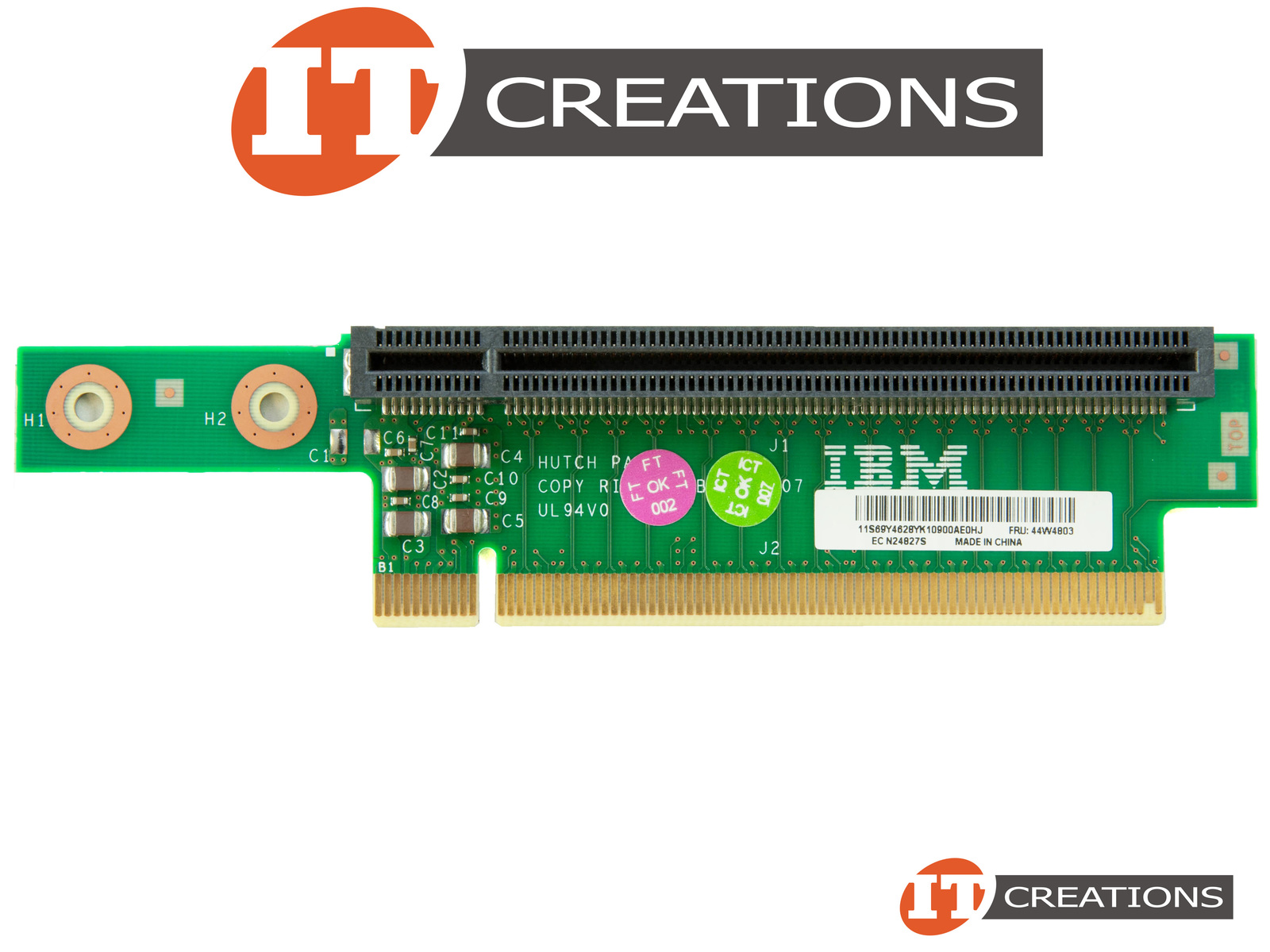 69Y4628 IBM RISER CARD PCI-E X16 FOR IBM SYSTEM X IDATAPLEX DX360 M3 ...