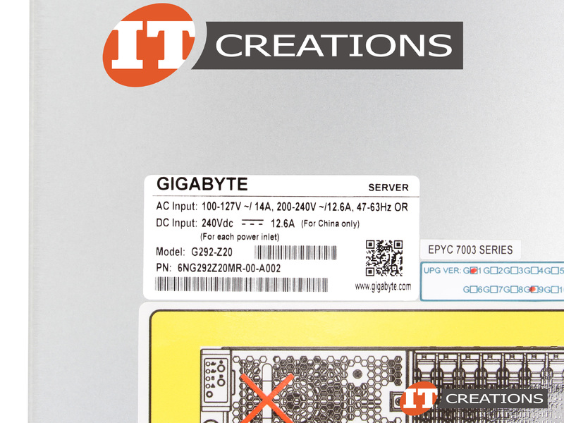 6NG292Z20MR-00-A002-NEW - New - GIGABYTE G292-Z20 2.5 INCH SFF 8 BAY ...