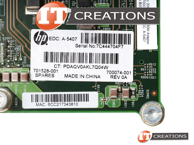 700074-001 HP Flexfabric 630m Adapter 20gbe Dual Port Mezzanine Card ...