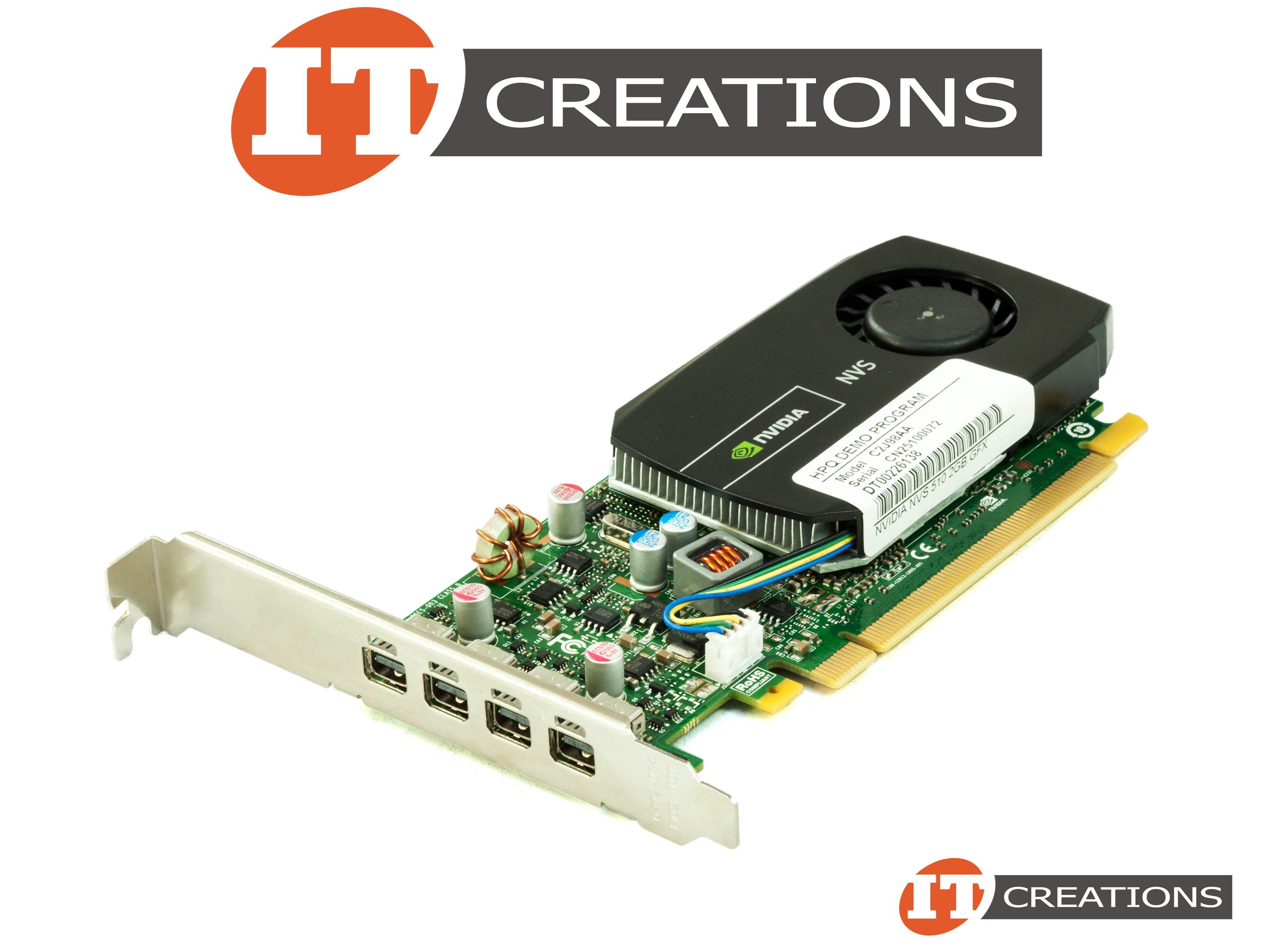 700101-001-HIGH P - Refurbished - HP Nvidia NVS 510 Graphics Card 2GB ...