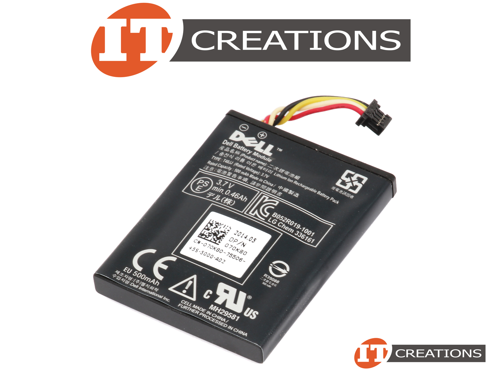 70K80 DELL RECHARGEABLE LI-ION PERC BATTERY FOR DELL COMPELLENT SC8000 ...