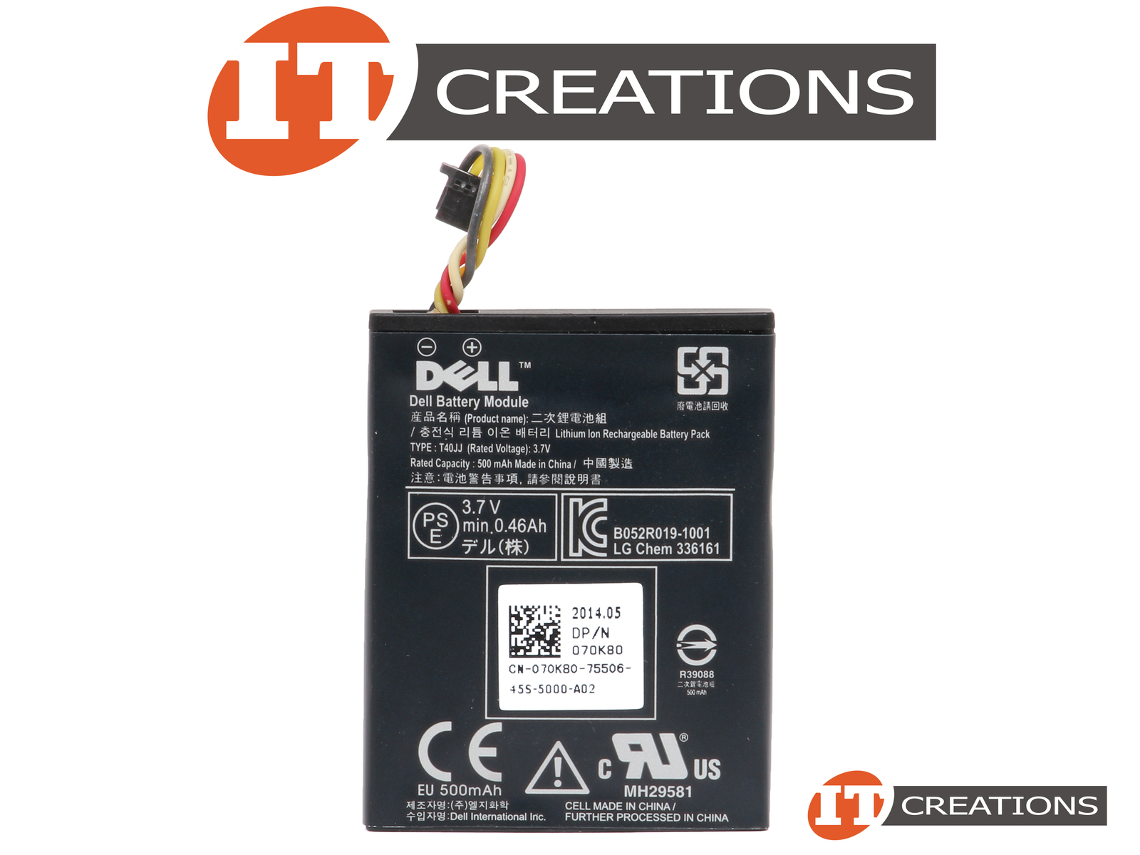 70K80 DELL RECHARGEABLE LI-ION PERC BATTERY FOR DELL COMPELLENT SC8000 ...